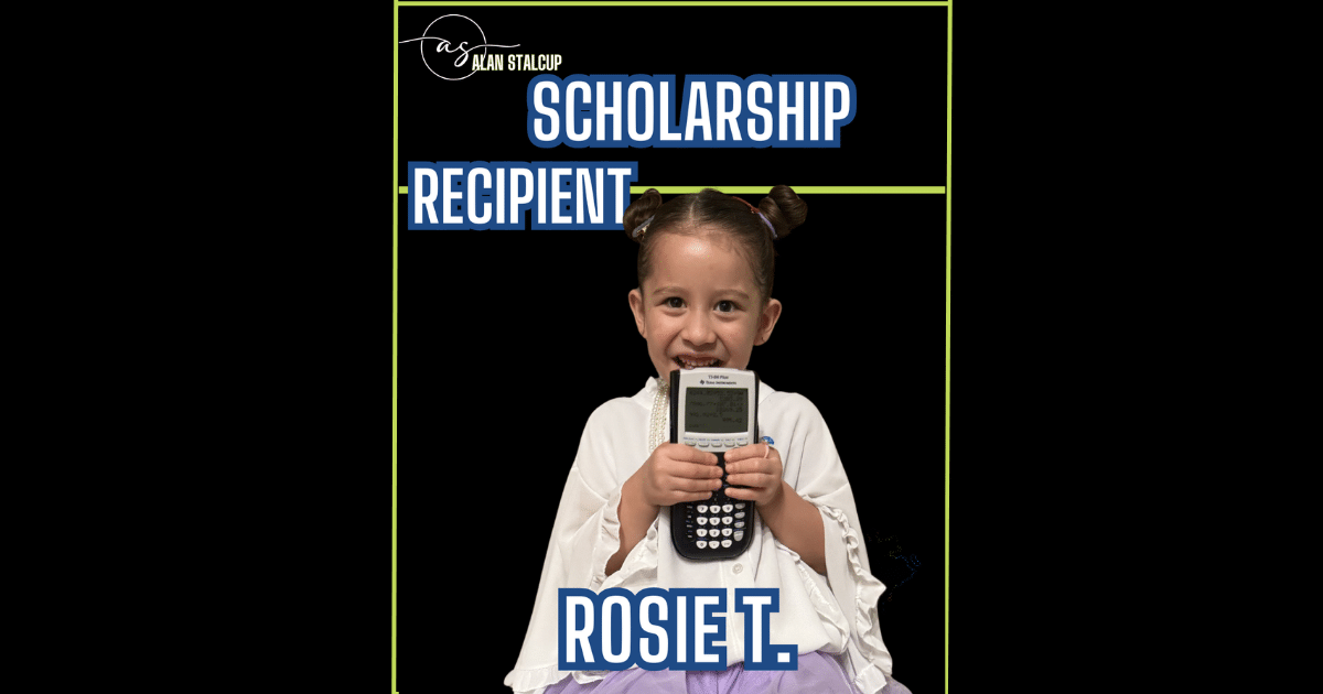 Belief Starts Early: Alan Stalcup Scholarship Awards First-Ever ...